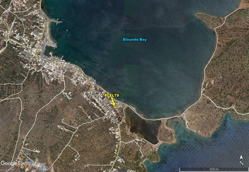 Building plot inside the tourist village of Elounda, Crete